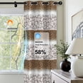 Baseballs and Leopard Print Blackout Curtains,Triple Weaved Fabric ...