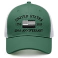 250 Anniversary USA Baseball Cap Dad Hat Style Dad Hat Running Hat for ...