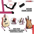5 Core Guitar Stand A Frame Shape w Soft Foam Arm Non Slip Rubber for ...