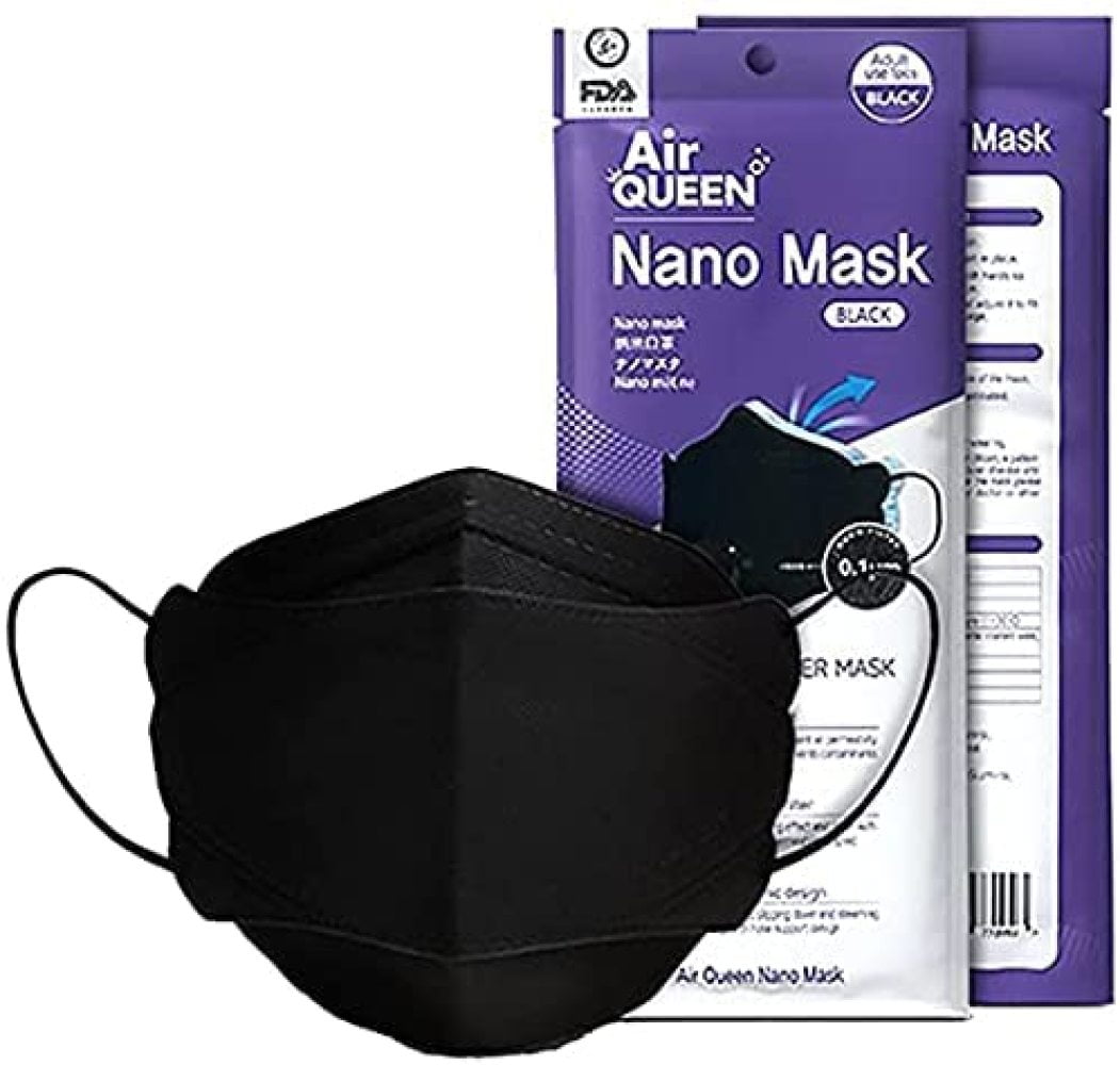 Black Air QUEEN Nanofiber Filter Face Mask 10 PCS - Made in Korea ...