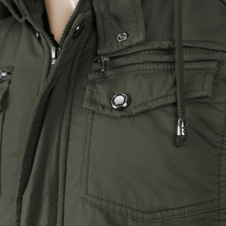 Maximos Men's Premium Hooded Multi Pocket Sherpa Lined Maximos Men's Premium Hooded Multi Pocket Sherpa Lined