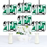 Green Graduation Backdrop - Green Graduation Party Supplies - Walmart.com