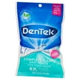 DenTek Complete Clean Fresh Mint Angled Floss Picks, Easy Reach, 75 ...