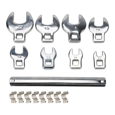 Tatum88 8pcs 3/8 Inch Drive Crowfoot Wrench Set 10 To 22mm Metric ...
