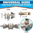 Mobile home door lock with deadbolt – set of 2 exterior front door ...