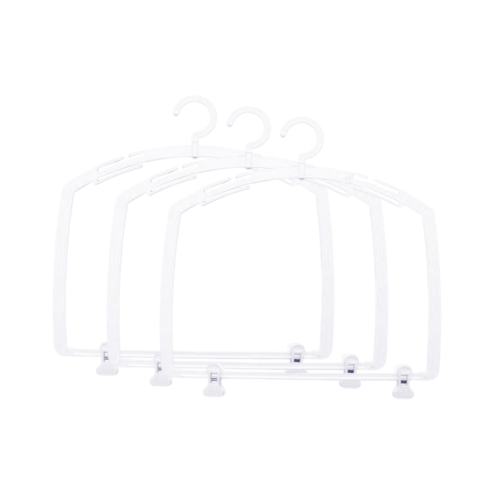 3 Pieces Top Swivel Hook Body Shape Display Hangers Storage ...