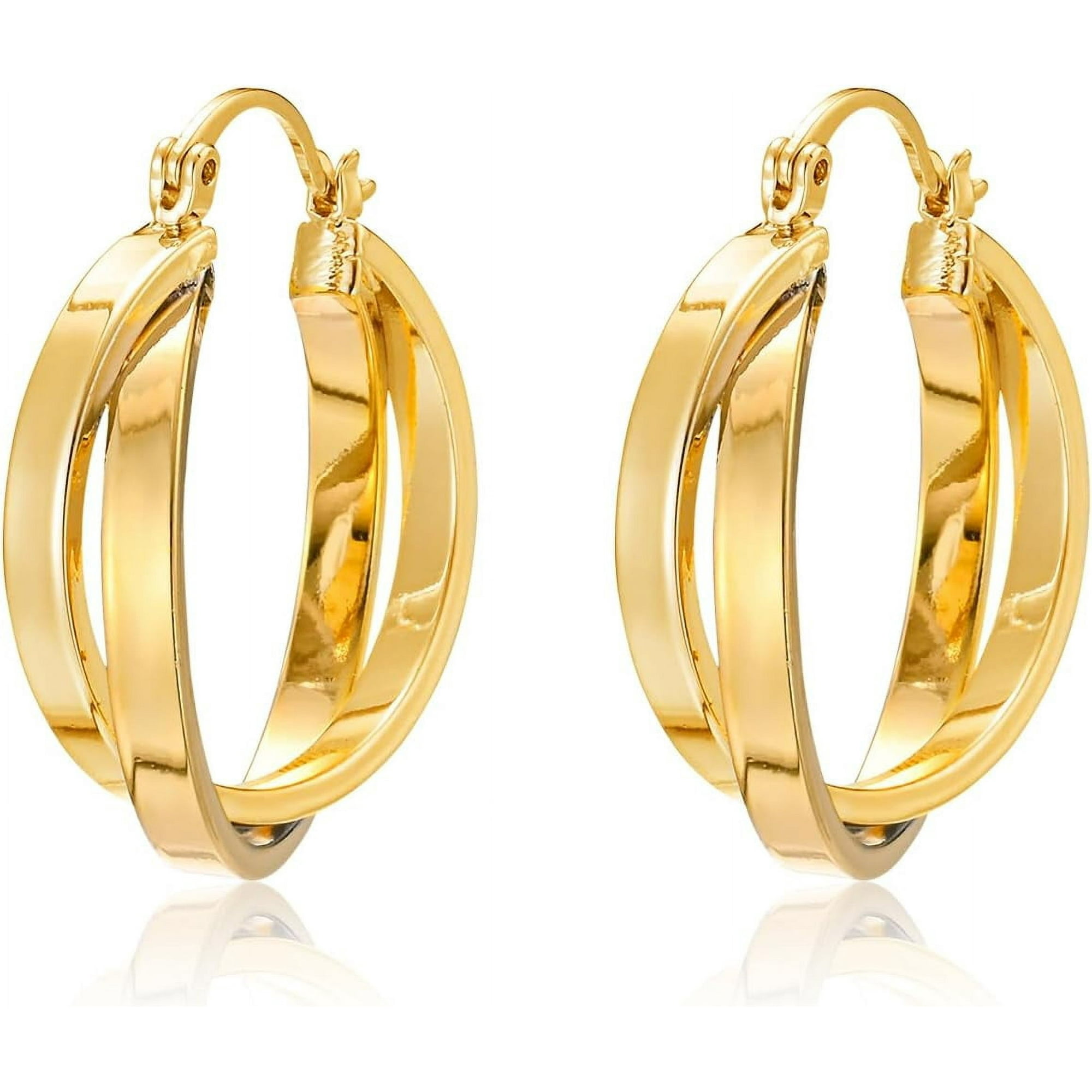 Click here for Econesxp Single Hole Double Earrings Suitable For... prices