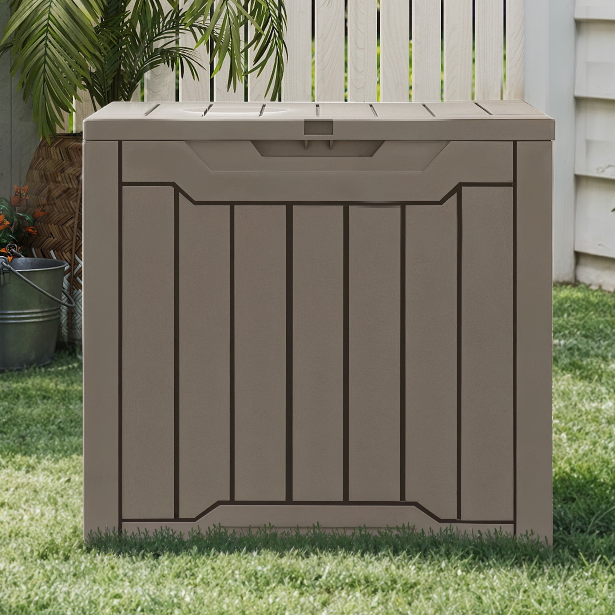 Click here for Dextrus 31.2 Gallon Outdoor Storage Deck Box  Weat... prices