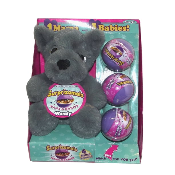 Surprizamals Mamma & Babies Animal Plush with 3 Blind Packs (Wendy ...