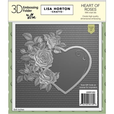 Creative Expressions Embossing Folder By Sue Wilson Heart Scrolls ...