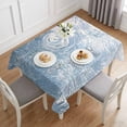 Abstract Water Ripple Table Cloth 52x70in, Waterproof Rectangle ...