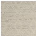 SAFAVIEH Marbella Alicia Geometric Diamonds Wool Area Rug, Silver/Ivory ...
