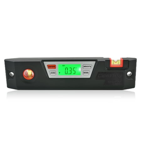 GemRed Digital Magnetic Level Digital Torpedo Level Protractor 360° LED ...