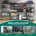 NAIZEA 72" Garage Storage Shelves, Adjustable Metal Shelving，Heavy Duty ...
