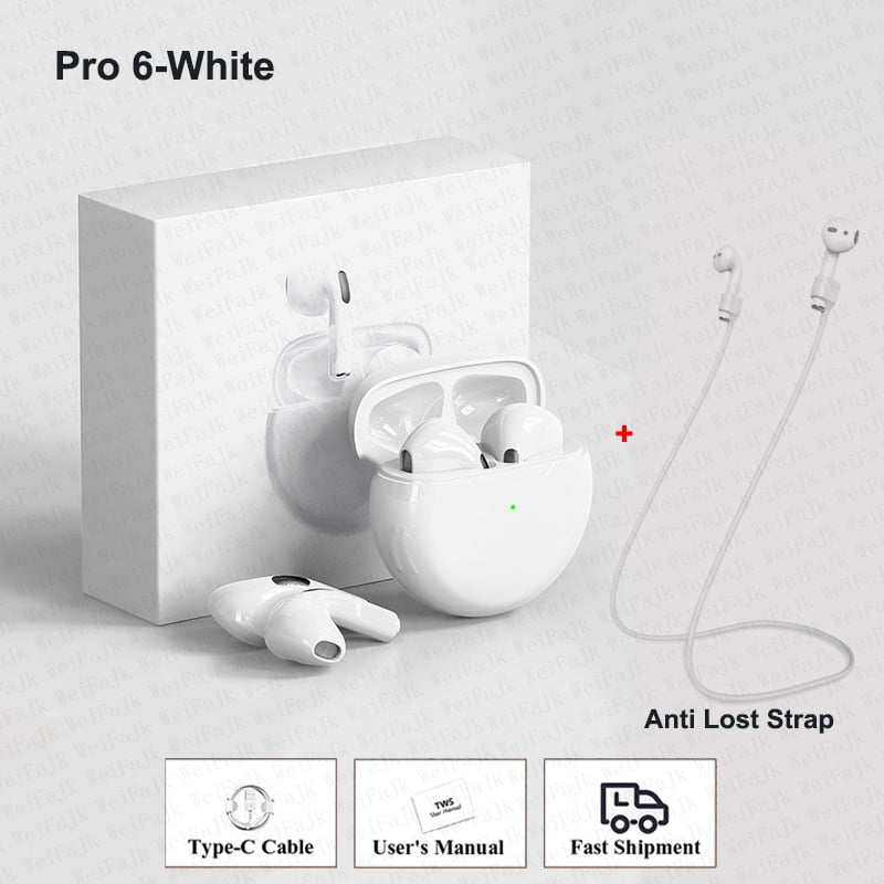 Original Air Pro 6 Pods TWS Max Wireless Bluetooth Earphones In Ear ...