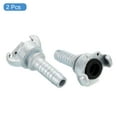 Iron Air Hose Fitting, 2Pack 3/4" Hose End Barbed, 2 Lug Chicago ...