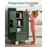 Robud Toddler Wooden Pretend Play Toy Fridge, Play Kitchen Set with ...