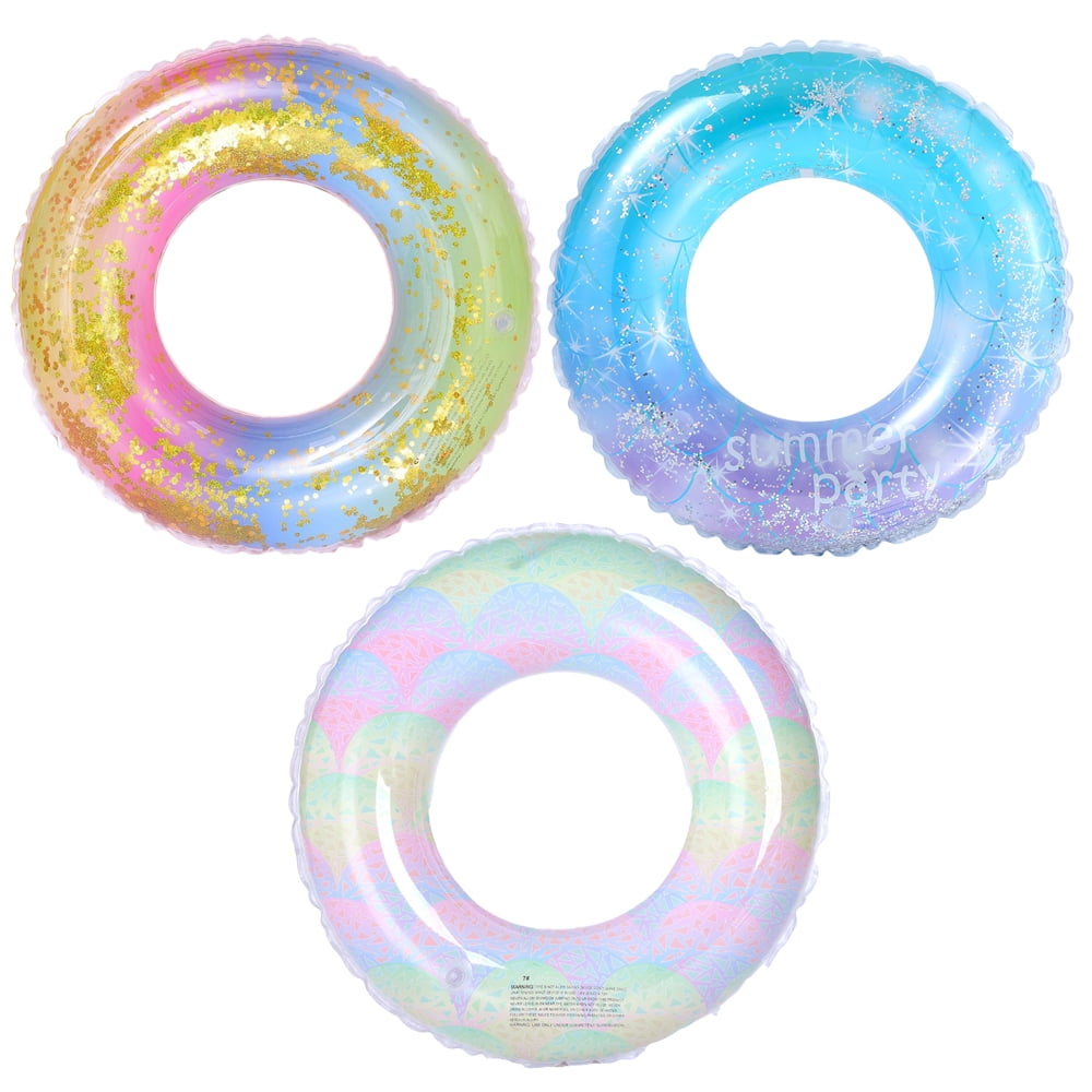 3pcs Inflatable Swim Rings for Kids Toys,Summer Beach Swimming Pool ...