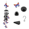 Butterfly Wind Chime for Outdoor and Indoor Decoration – Colorful Hand ...