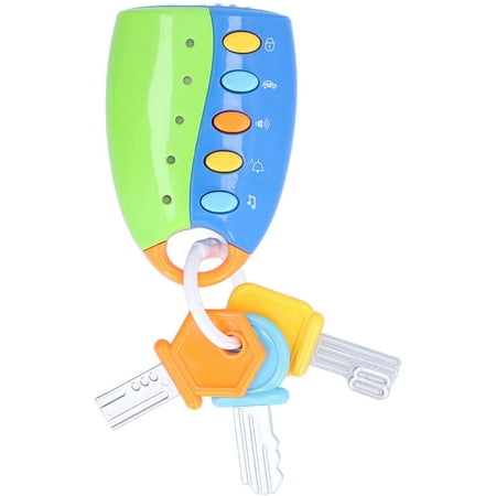 Funky Toy Keys for Toddlers and Babies, Simulation Remote Car Key Toy ...