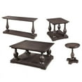 Hanover Wood Square Cocktail Table in Dark Coffee Bean - Walmart.com