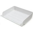 Side Load Stackable Plastic Letter Tray, White, 12/Carton (TR55330VS ...