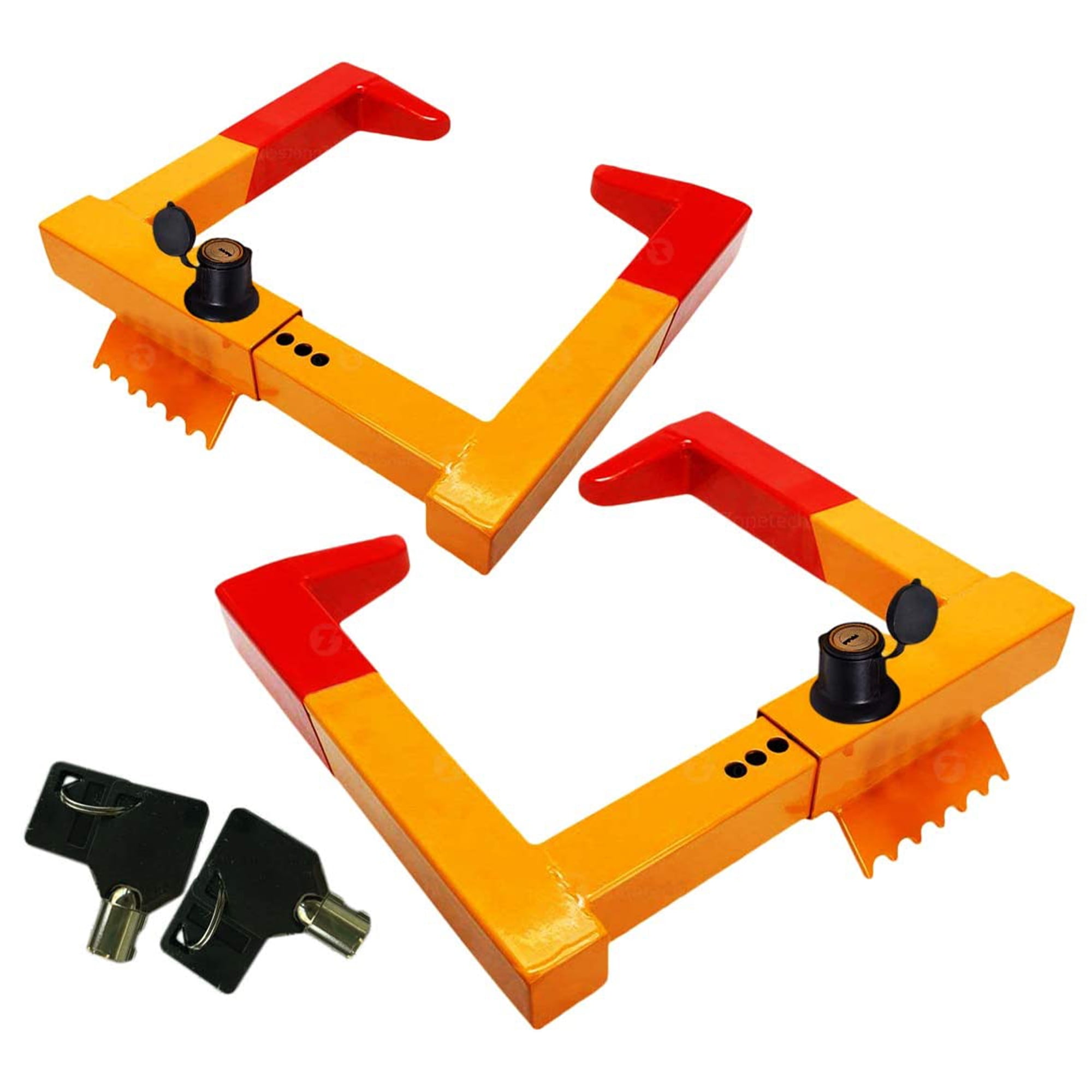 Zone Tech Car Boot Wheel Clamp Lock Anti Theft Trailer Accessories, 2 ...