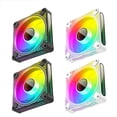 120mm ARGB Fan Chassis Cooling Fan Desktop Computer 5V 3Pin Sync PWM ...