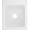 Proflo Pflt1720d 20" Drop In Single Basin Smc Laundry Sink - White ...