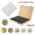 "Keyohome Wooden Coin Storage Box, Coin Case Organizer for Collectors ...