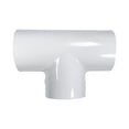 1/2" Inch PVC Tees pack of 10 Schedule 40 Slip X Slip X Slip - Walmart.com