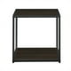 Ameriwood Home Canton End Table with Metal Frame, Espresso - Walmart.com