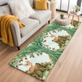 Cartoon Small Deer Runner Rug for Hallway 2x6ft, Watercolor Forest ...