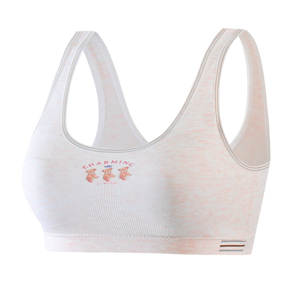Gyratedream Teenage Girls Underwear Developmental Bra Cotton Seamless ...