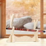 Kokiya Display Stand Retro Storage Flute Stand Wall Hanger for Flutes 2 ...
