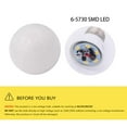 E27 3W SMD LED AC12V/DC12V-24V Light Bulb Warm White Pack of 6 (Non ...