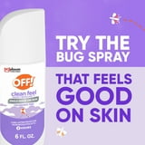 OFF! Clean Feel Picaridin Mosquito Repellent Spritz, Fragrance Free ...