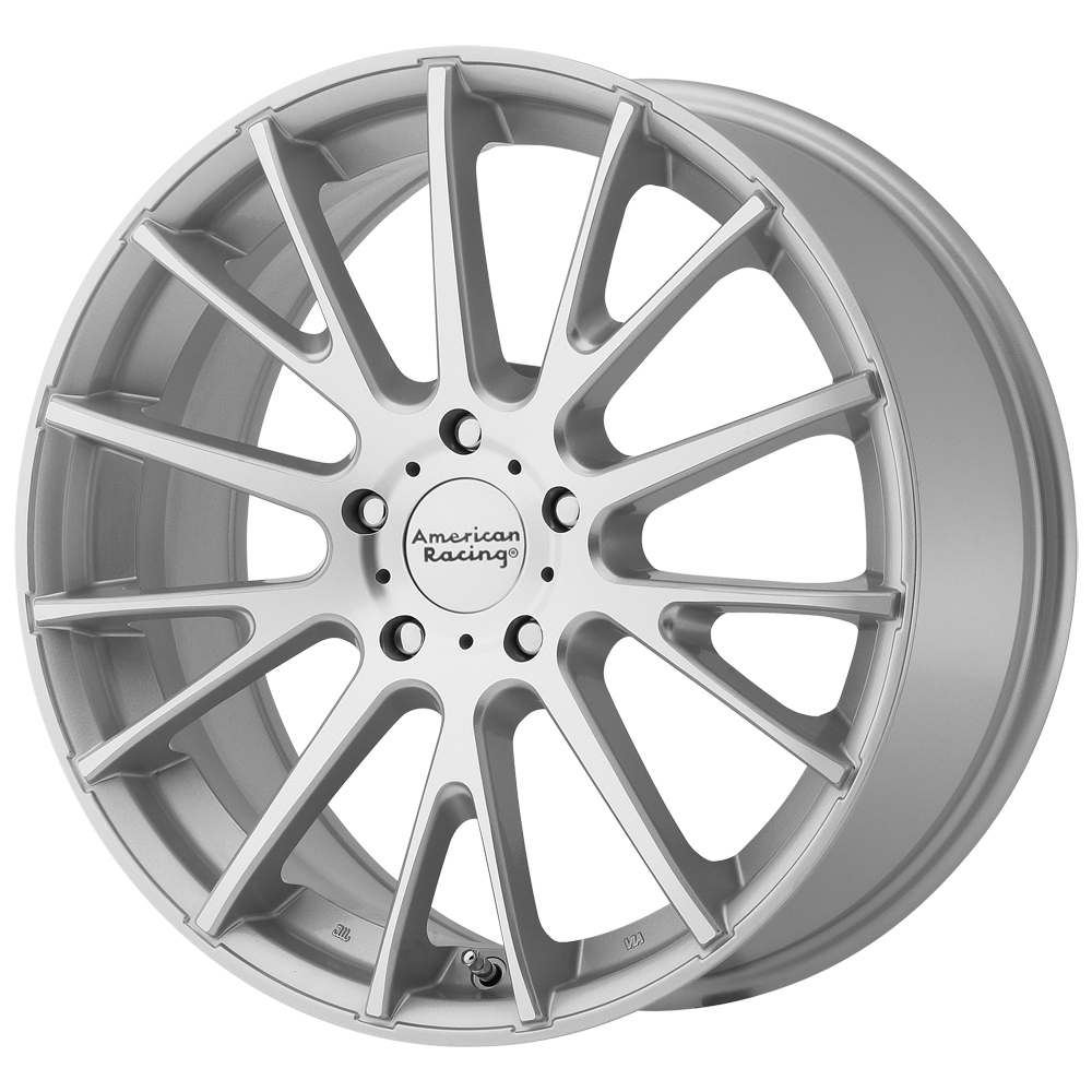 American Racing AR904 17x7 5x4.5" +40mm Silver Wheel Rim 17" Inch ...