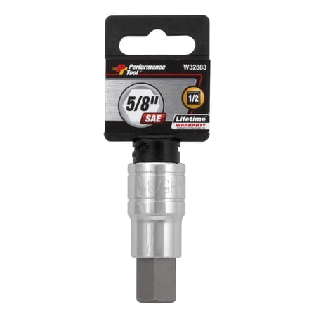 Performance Tool W32883 1/2" Drive Hex Bit Socket, 5/8" | Walmart Canada