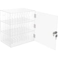 40 Slots Acrylic Wall Mount Cell Phone Locker with Key Locks for School ...