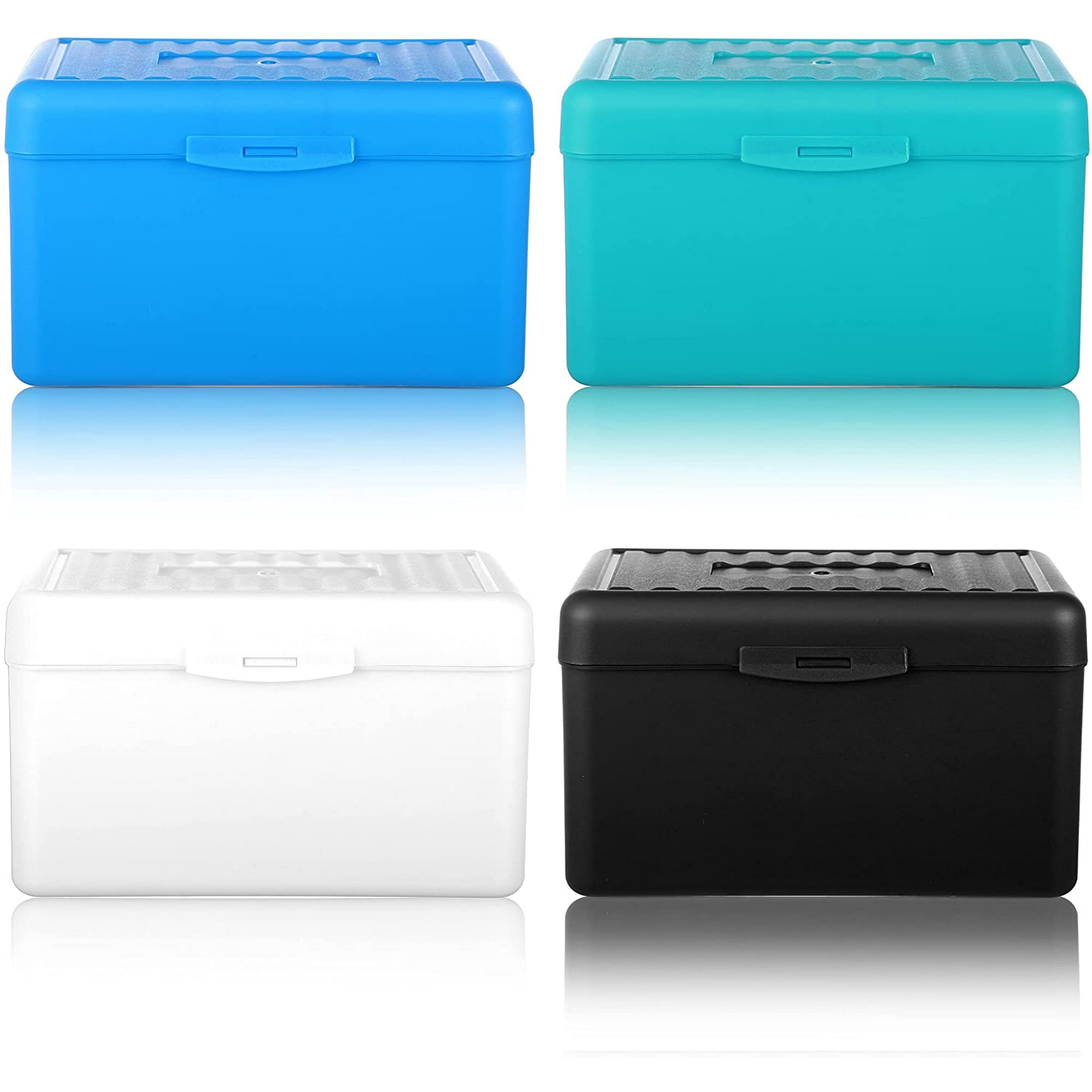 Click here for Greswe 4 Pieces Index Card Box Flash Card Holder N... prices