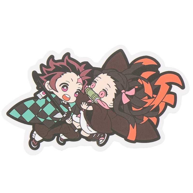Buy AOWA 50PCS Anime Demon Slayer Pvc Sticker For Luggage Laptop ...