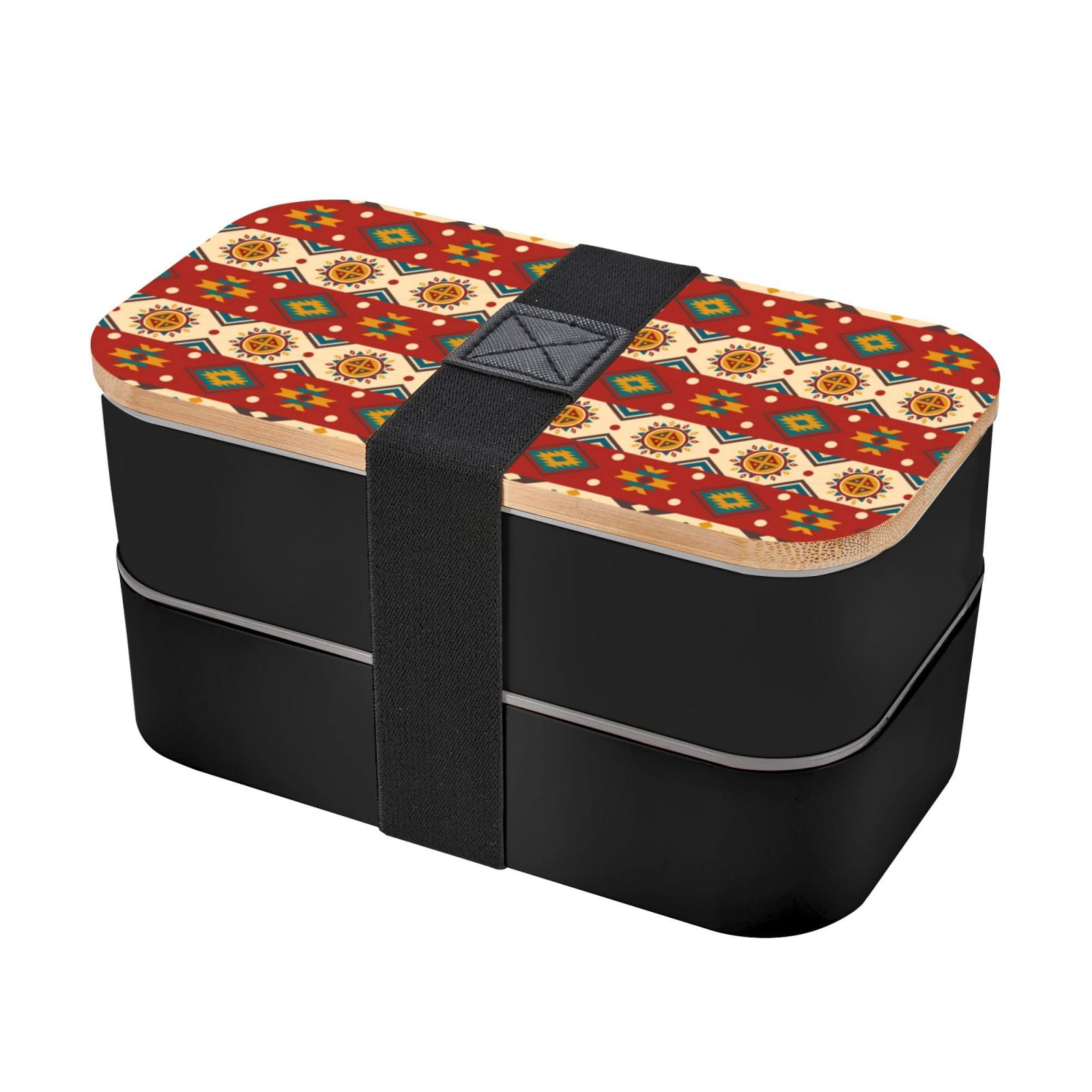 Lunch Box Container, Stackable Bento Lunch Box Container Built-in ...