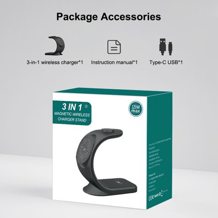 Wireless Charger Headset Charging Dock Station Station Wireless ...