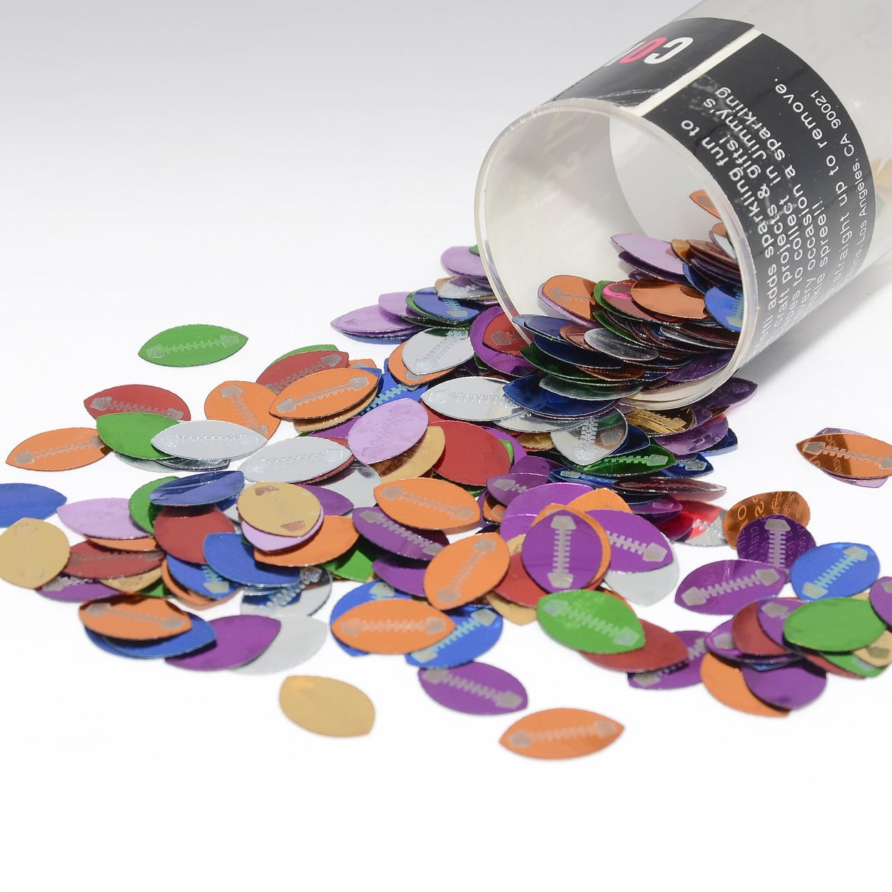 Confetti Football MultiColors Mix - Pouch (1/2 oz) - CCP9942 - Walmart.com