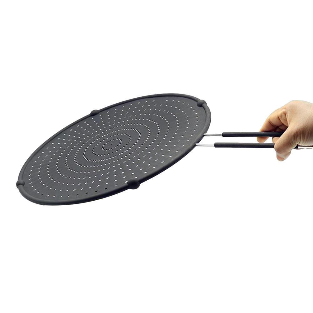 Silicone Splatter Screen for Cooking, Reusable Oil Splashes Guard Non ...