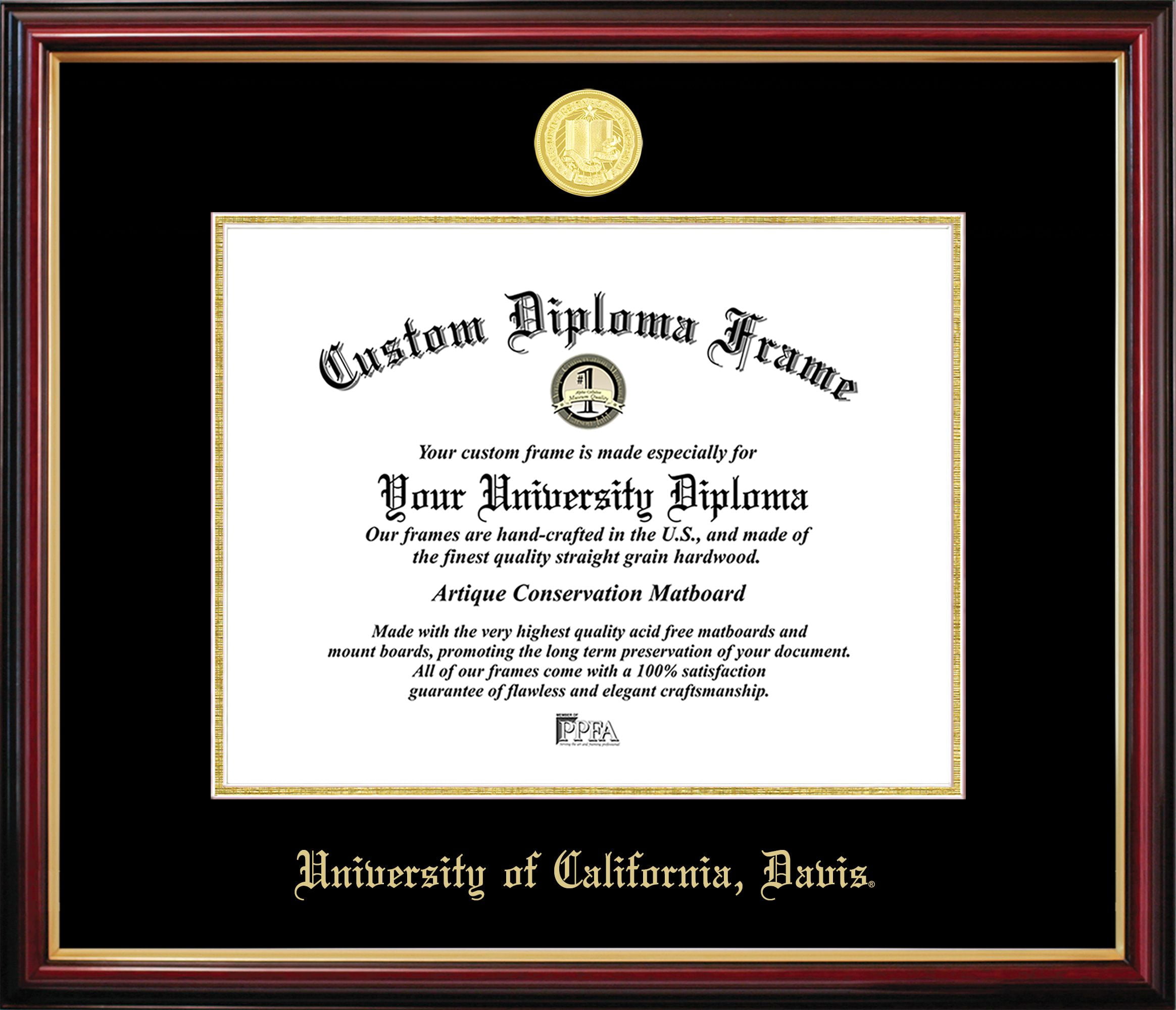 UC, Davis Petite Diploma Frame - Walmart.com