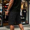 Cargo Shorts for Men Relaxed Fit Wide Leg Classic Work Shorts Outdoor ...