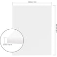50 Pack 12 x 16 x 1/8 inch Foam Core Backing Boards, White Foam Boards ...