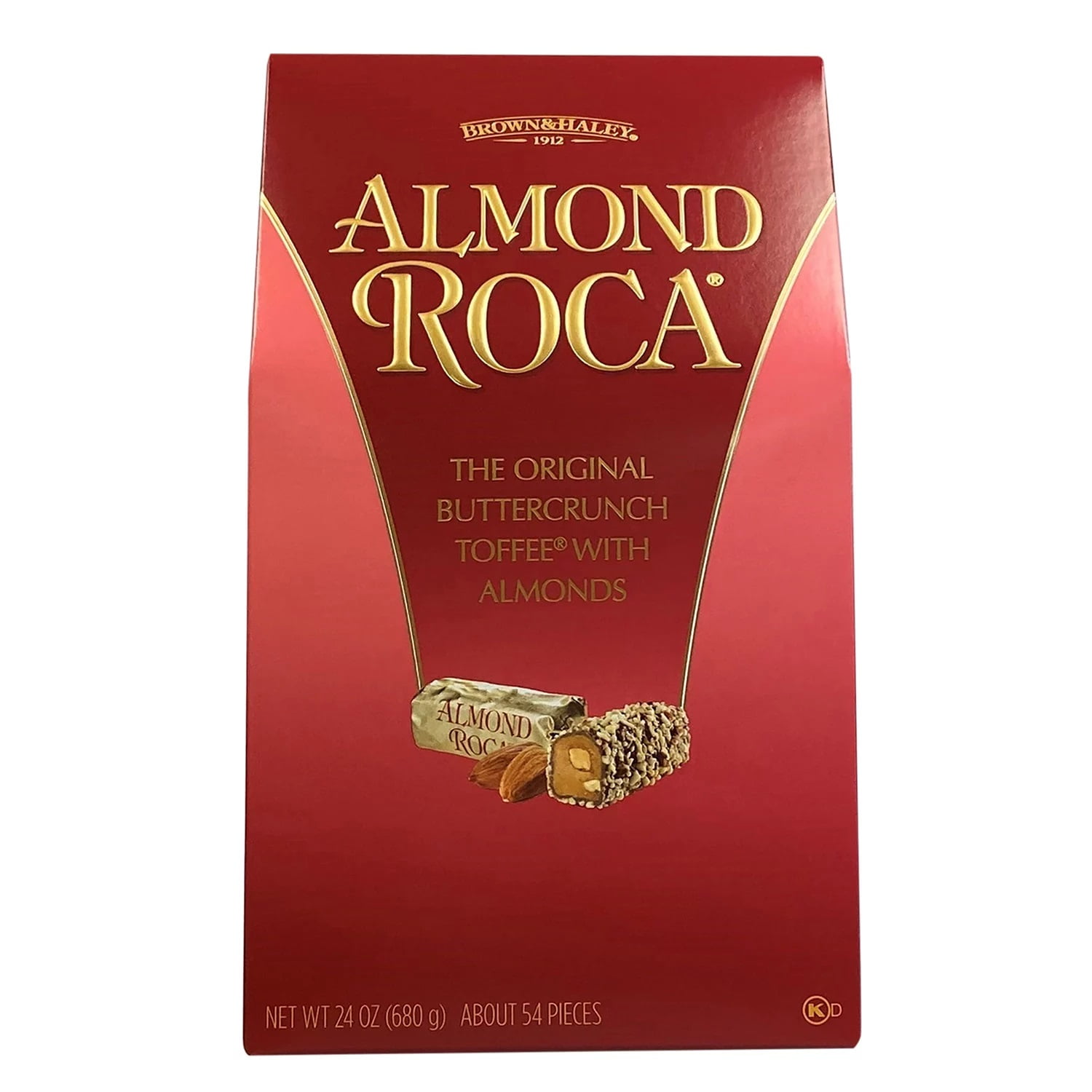 Almond Roca Gable Top Box (24 Ounce) - Walmart.com